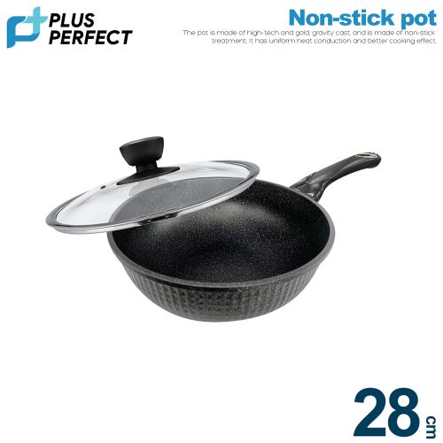 【PERFECT 理想】韓國石墨烯IH不沾炒鍋28cm附蓋|不沾鍋|ETMall東森購物網