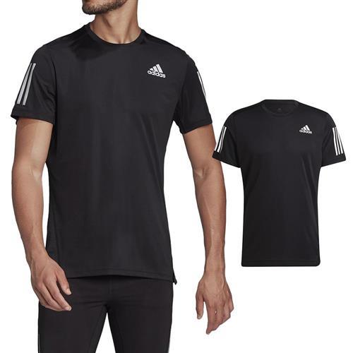 Adidas Own The Run Tee 男 黑 路跑 吸濕 排汗 運動 短袖 H58591|短袖|ETMall東森購物網