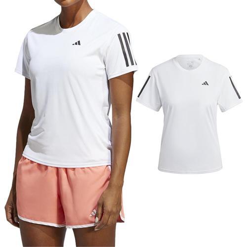 Adidas Own The Run Tee 女 白 吸濕 排汗 舒適 再生材質 休閒 運動 短袖 IC5189|會員獨享好康折扣活動|短袖 ...