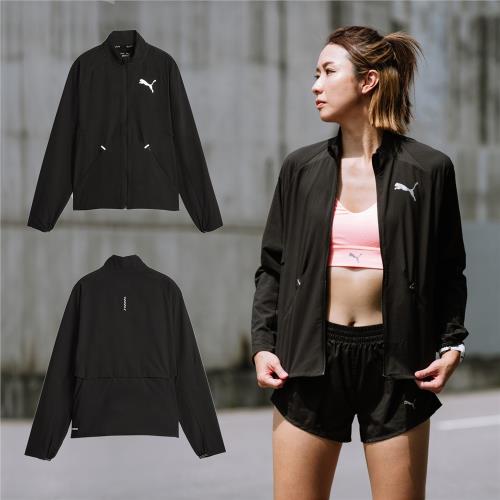 Puma 外套 Ultraweave Running Jacket 女款 黑 排汗 拉鍊口袋 運動 跑步 52406501|外套|ETMall ...