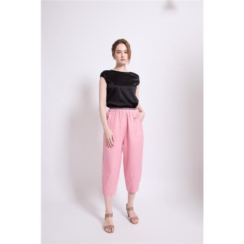 QWI英式優雅100%亞麻褲-獨|褲子|ETMall東森購物網