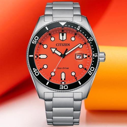 CITIZEN星辰 GENTS系列 光動能 潮流大三針腕錶 AW1760-81X|預購錶款|ETMall東森購物網