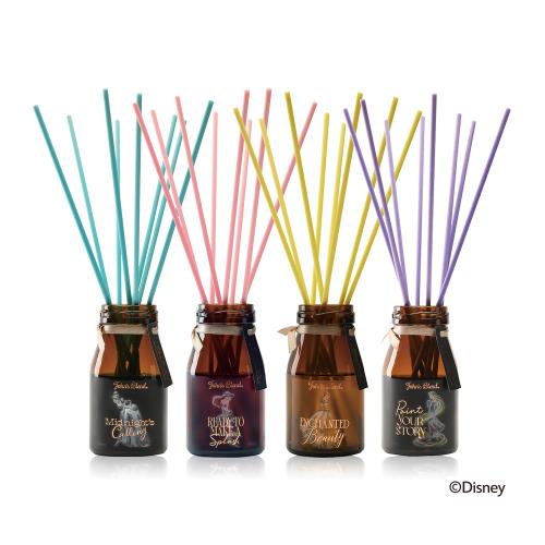 日本John’s Blend 迪士尼公主聯名香氛擴香瓶套組140ml(仙杜瑞拉/小美人魚/貝兒公主/長髮公主)|John’s Blend|ETMall東森購物網