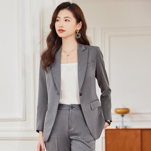 SZ-玩美衣櫃西裝套裝女上班OL單扣外套褲裝S-4XL(共三色)|洋裝/套裝|ETMall東森購物網