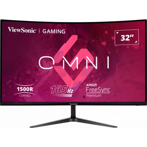 ViewSonic VX3218-PC-mhd 曲面電競螢幕(32型/FHD/165hz/1ms/VA)|會員獨享好康折扣活動|商務文書|ETMall東森購物網