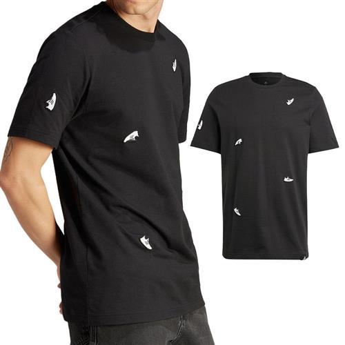 Adidas M Unden T 男 黑色 刺繡 休閒 上衣 短袖 IL5384|短袖T恤|ETMall東森購物網