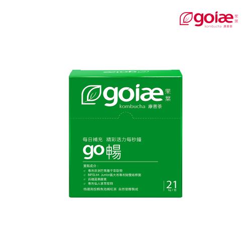 goiae果葉 康普茶沖泡粉包(鳳梨風味)1盒(21包/盒) 品牌大使 大元林艾璇|其他代謝好幫手|ETMall東森購物網