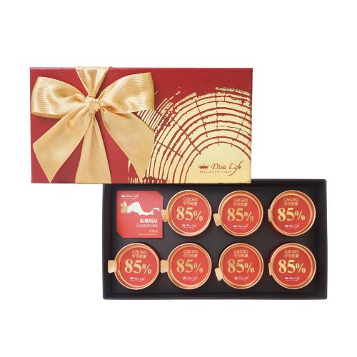 Diva Life 養生禮盒7入-85%黑巧克力|巧克力塊/磚|ETMall東森購物網