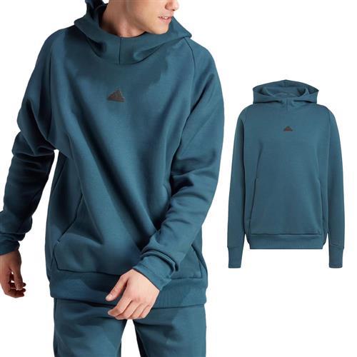Adidas M Z.N.E. PR HD 男 藍綠色 休閒 運動 彈性 舒適 寬鬆 連帽 帽T 長袖 IN5114|會員獨享好康折扣活動|長 ...