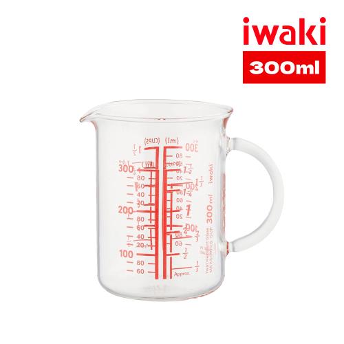 【日本iwaki】多刻度耐熱玻璃把手量杯(300ml)|量杯/量匙|ETMall東森購物網