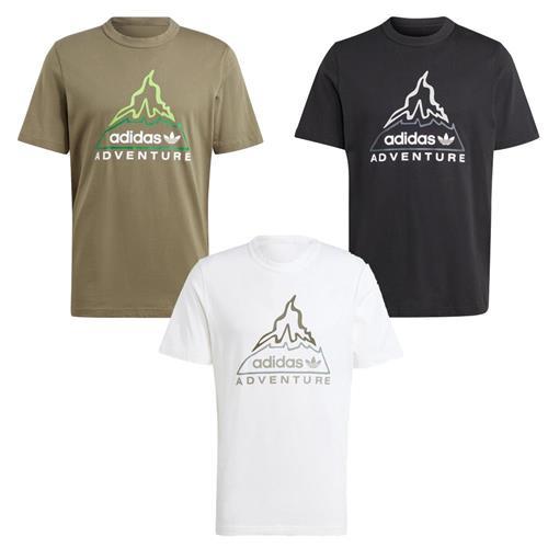 Adidas 男裝 短袖上衣 火山印花 純棉 軍綠/黑/白【運動世界】IL5176/IL5183/IJ0702|短袖|ETMall東森購物網