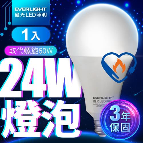 限定買1送1 億光 24W LED超節能Plus球泡燈 BSMI 節能標章(白光/黃光)|LED燈泡|ETMall東森購物網