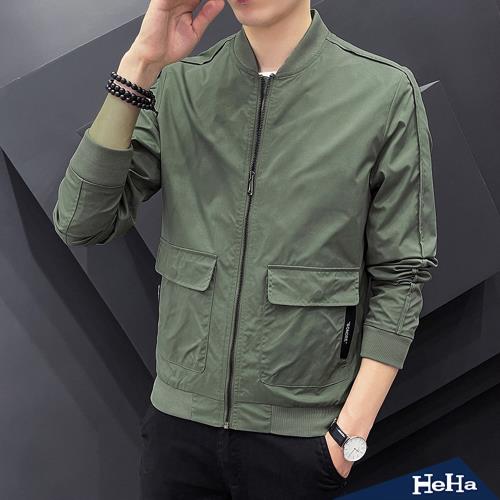 【HeHa】口袋立領剪裁外套 兩色|外套|ETMall東森購物網