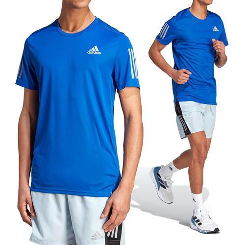 Adidas Own The Run Tee 男 藍色 運動 慢跑 排汗 吸濕 上衣 短T 短袖 IM2528|會員獨享好康折扣活動|短褲 ...