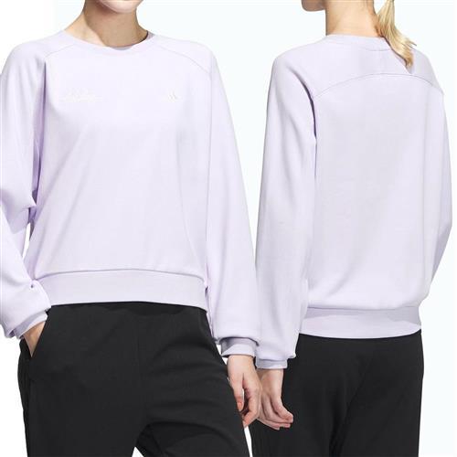 Adidas RCO Crew 女 紫色 日常 休閒 訓練 大學衣 上衣 長袖 IP7089|長袖|ETMall東森購物網