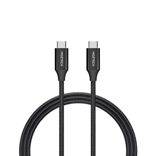 MOZTECH｜USB-C to USB-C 100W 編織傳輸充電線|Type-C to C線|ETMall東森購物網