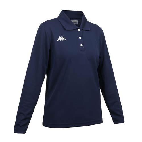 KAPPA 女長袖POLO衫-上衣 慢跑 運動|長袖|ETMall東森購物網