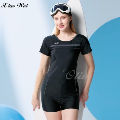 【聖手品牌】 流行大女二件式短袖泳裝 NO.A9223298-3L/5L|兩件式泳裝/比基尼|ETMall東森購物網