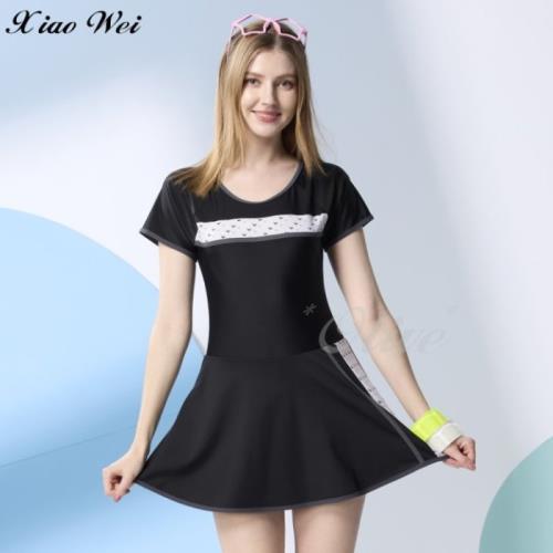 【SAIN SOU 聖手牌】流行大女連身裙泳裝 NO.A9823058-3L/5L |連身式|ETMall東森購物網