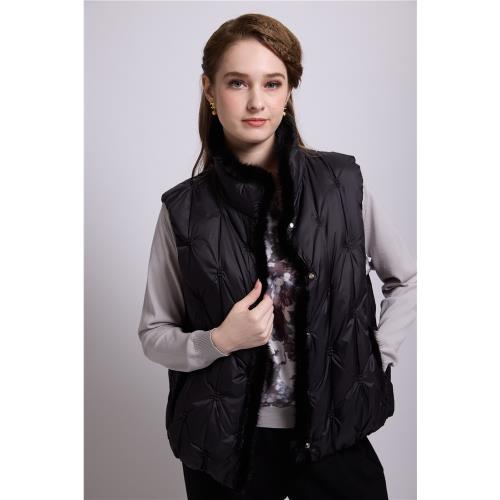 QWI奢華名品貂毛羽絨限量背心外套ESV-獨|外套/大衣|ETMall東森購物網