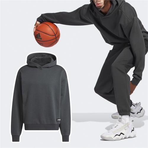 adidas 帽T Legends Hoodie 墨灰 男款 連帽 上衣 長袖 運動 愛迪達 IL2313|會員獨享好康折扣活動|長袖 ...