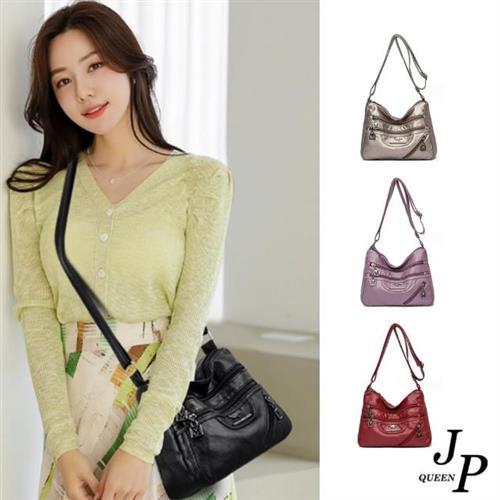 Jpqueen 風采自信多功能拉鍊單肩斜背女用包(6色可選)|肩背包|ETMall東森購物網