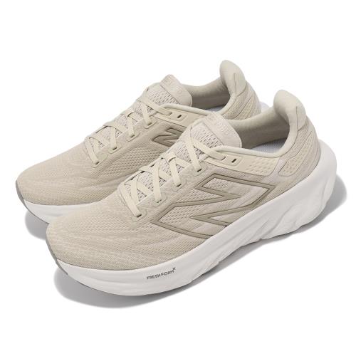 New Balance 慢跑鞋 1080 V13 2E 男鞋 米白 白 寬楦 緩衝 輕量 反光 NB 路跑 訓練 運動鞋 M108013T ...