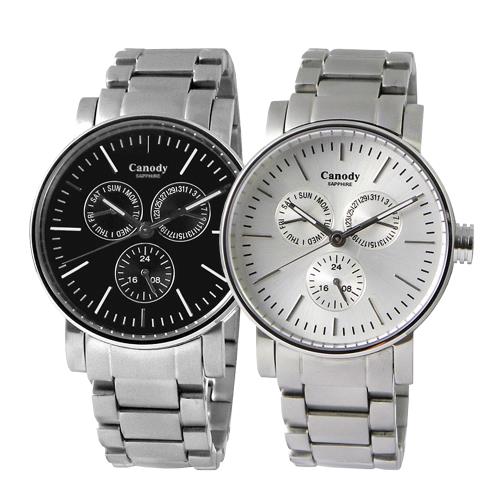 Canody 都會紳士時尚三眼腕錶/CM5639 (共2款)|會員獨享好康折扣活動|其他品牌|ETMall東森購物網