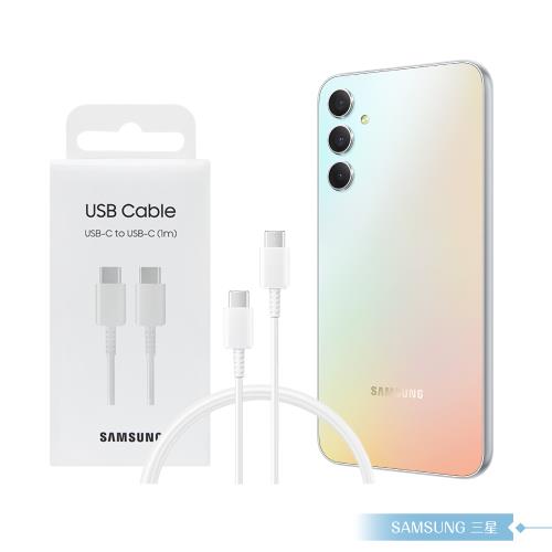Samsung 原廠公司貨EP-DA705 3A 雙Type C傳輸線1m -白 ( for Galaxy A )|Type C傳輸線 ...