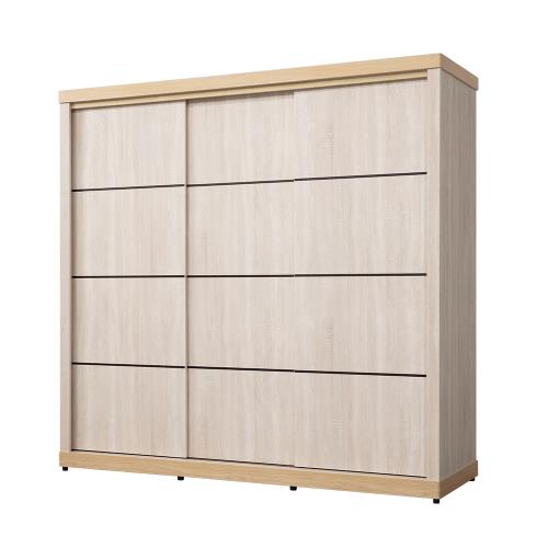 【唯熙傢俱】凱斯金雙色7x7滑門衣櫃|推門衣櫃|ETMall東森購物網