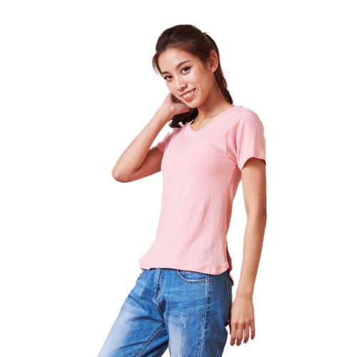 【iFit 愛瘦身】Fitty莫代爾微 V 領素面短袖上衣 運動 健身 排汗 透氣 3色可選 XS~L|短袖|ETMall東森購物網