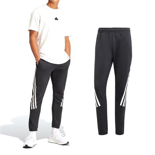 Adidas M FI 3S PT 男 黑 經典 三條紋 前口袋 運動 休閒 長褲 IN3310|緊身褲|ETMall東森購物網
