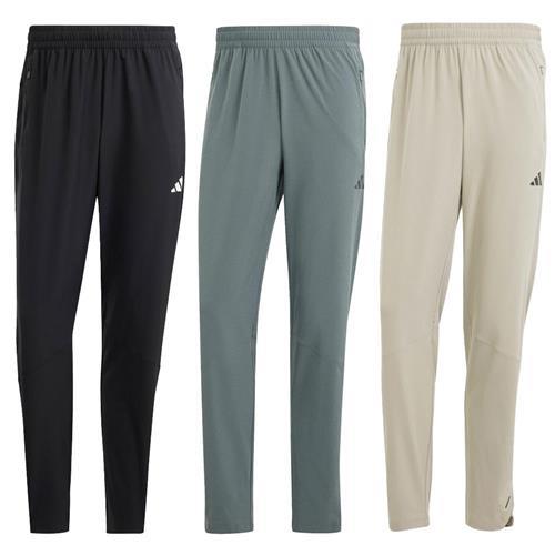 Adidas 男裝 長褲 排汗 拉鍊口袋 黑/灰綠/卡其【運動世界】IK9680/IS3789/IS3790|長褲|ETMall東森購物網