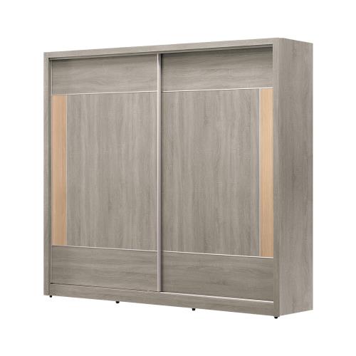 Boden-柯維6.7尺推/拉門衣櫃(三吊桿+三抽+二拉盤)|推門衣櫃|ETMall東森購物網