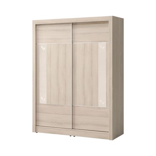 Boden-柏瑪5尺推/拉門衣櫃(三吊桿+三抽)|推門衣櫃|ETMall東森購物網