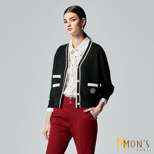 MONS 山茶花V領針織外套|針織外套|ETMall東森購物網