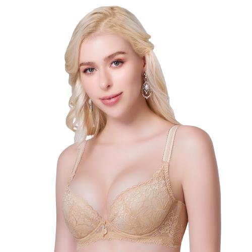 【Swear 思薇爾】撩波琉晶羽系列G-H罩蕾絲包覆大罩女內衣(胚芽膚)|思薇爾|ETMall東森購物網