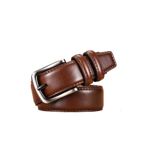 【玩皮工坊】牛皮帶寬3.3CM男士針釦皮帶LL185|男性休閒皮帶|ETMall東森購物網