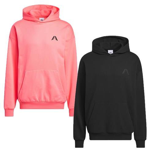 Adidas 長袖上衣 男裝 連帽 聯名款 棉質 珊瑚橘/黑【運動世界】IR5638/IU2809|長袖|ETMall東森購物網