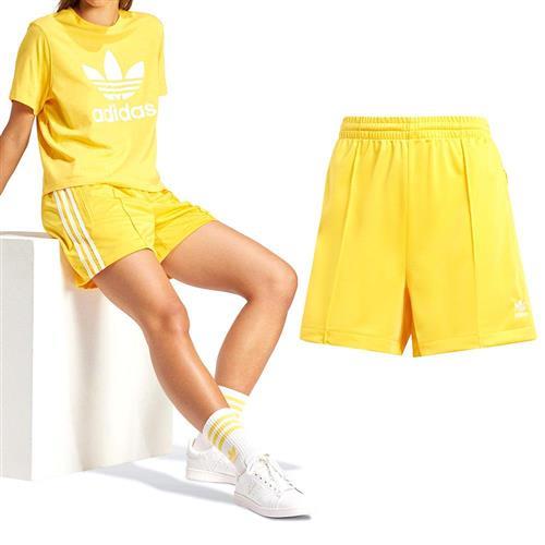 Adidas FIREBIRD SHORT 女款 黃色 小短褲 IN6288|長褲|ETMall東森購物網