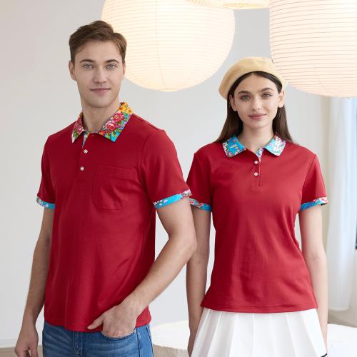 【LEIDOOE】客家花領休閒女短POLO衫(96236)|POLO衫|ETMall東森購物網