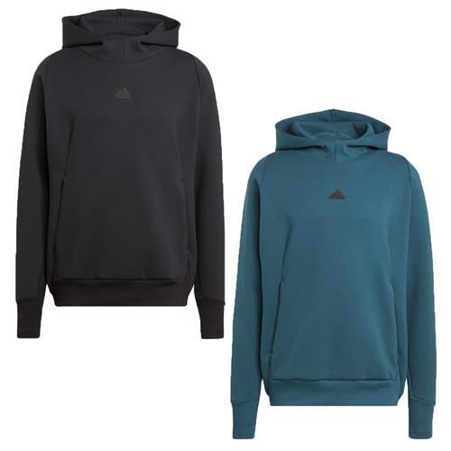 【下殺】Adidas 長袖上衣 男裝 連帽 Z.N.E 黑/藍綠【運動世界】IN5115/IN5114|長袖|ETMall東森購物網
