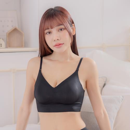 La Felino - 親蜜愛人無鋼圈無痕內衣 - 溫柔黑【L4601-99】|內衣內褲|ETMall東森購物網