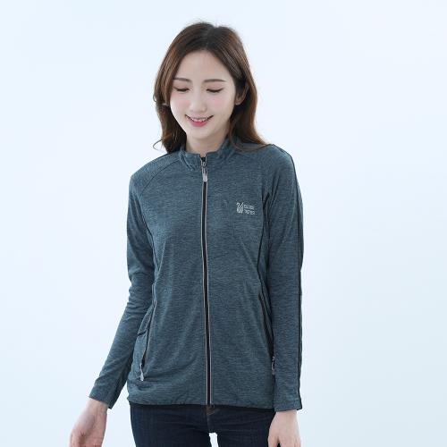 【遊遍天下】女款抗UV防曬立領速乾外套 (藍色)|立領式外套|ETMall東森購物網