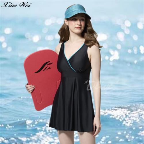 【SARBIS 沙兒斯品牌】時尚大女連身裙泳裝 NO.B9824218(3L-5L)|連身式|ETMall東森購物網