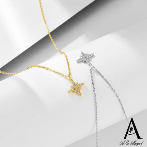ANGEL 希望北極星時尚鋯石甜美項鍊(2色可選)|其他材質/款式|ETMall東森購物網