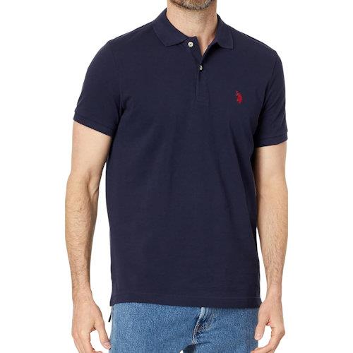 US Polo 2024男時尚小馬寶藍色短袖POLO|短袖|ETMall東森購物網