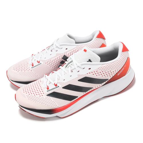 adidas 慢跑鞋 Adizero SL 男鞋 白 橘 黑 雙層中底 緩震 運動鞋 愛迪達 IG5941|慢跑鞋|ETMall東森購物網
