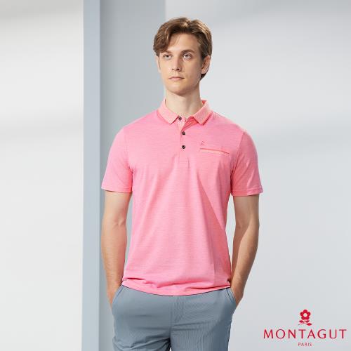 【MONTAGUT夢特嬌】商務休閒點點領短袖POLO衫(S2203-25)|短袖POLO衫|ETMall東森購物網