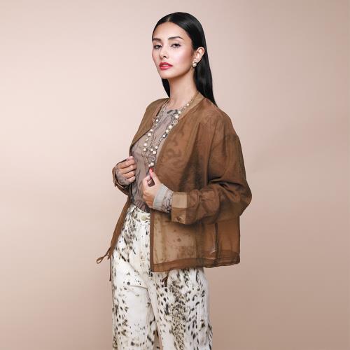 【PANGCHI 龐吉】薄紗質感長袖外套(2322210/65)|外套|ETMall東森購物網